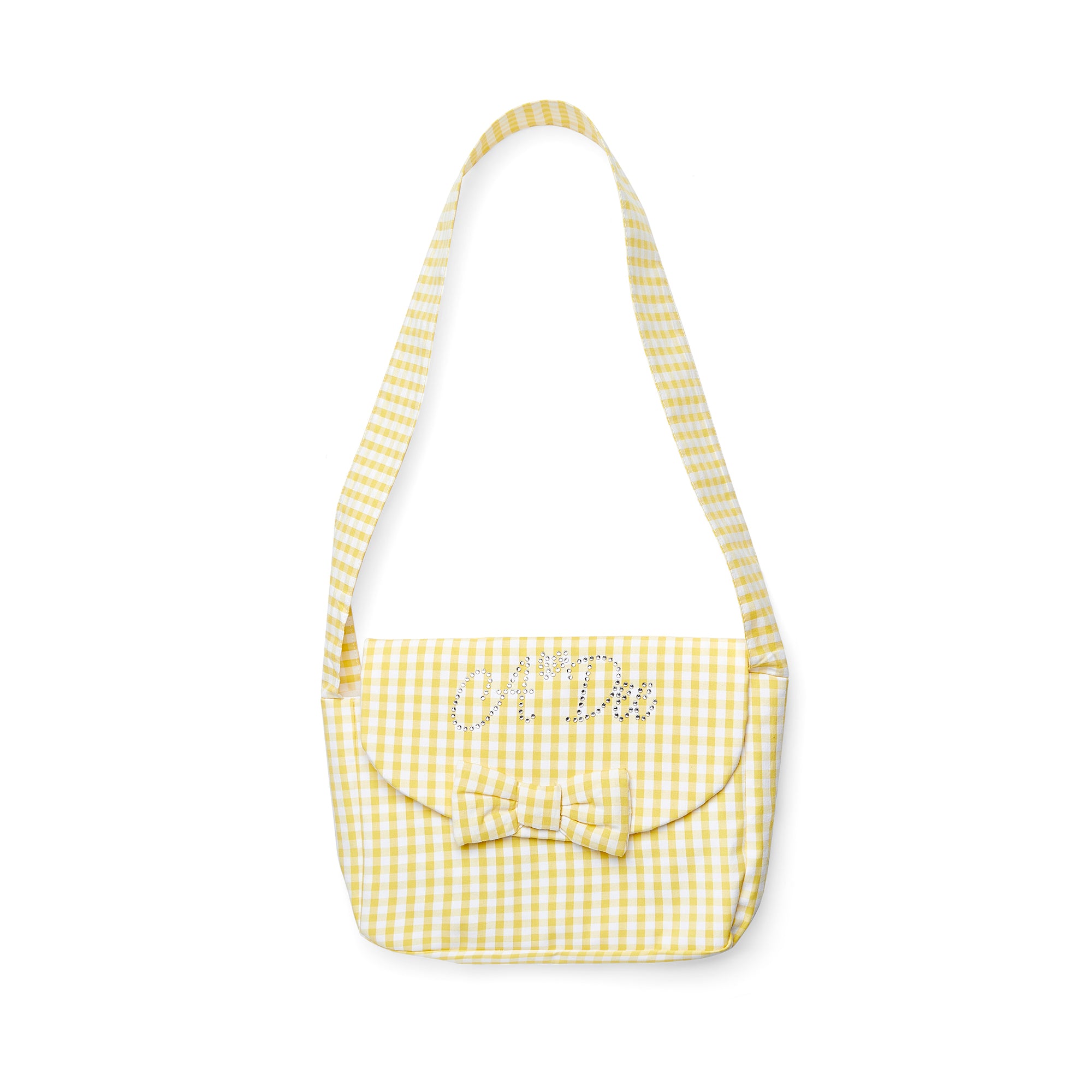 SS25 A Dee Dora Lemon Check Handbag – Liquorice Kids